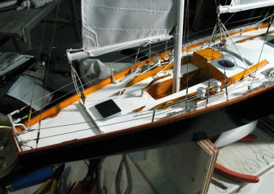 Maquette de Pen Duick II - Bateau de course au large | Made in BREIZH