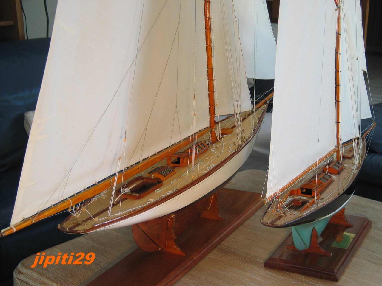 Maquette de Tuiga - Yacht classique | Made in BREIZH
