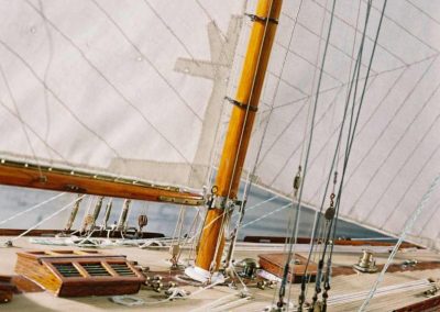 Maquette de Tuiga - Yacht classique | Made in BREIZH