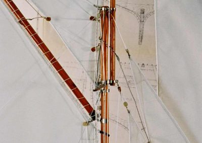 Maquette de Tuiga - Yacht classique | Made in BREIZH
